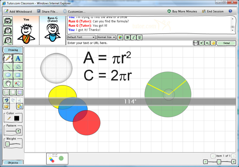 Tutor.com Classroom | Help